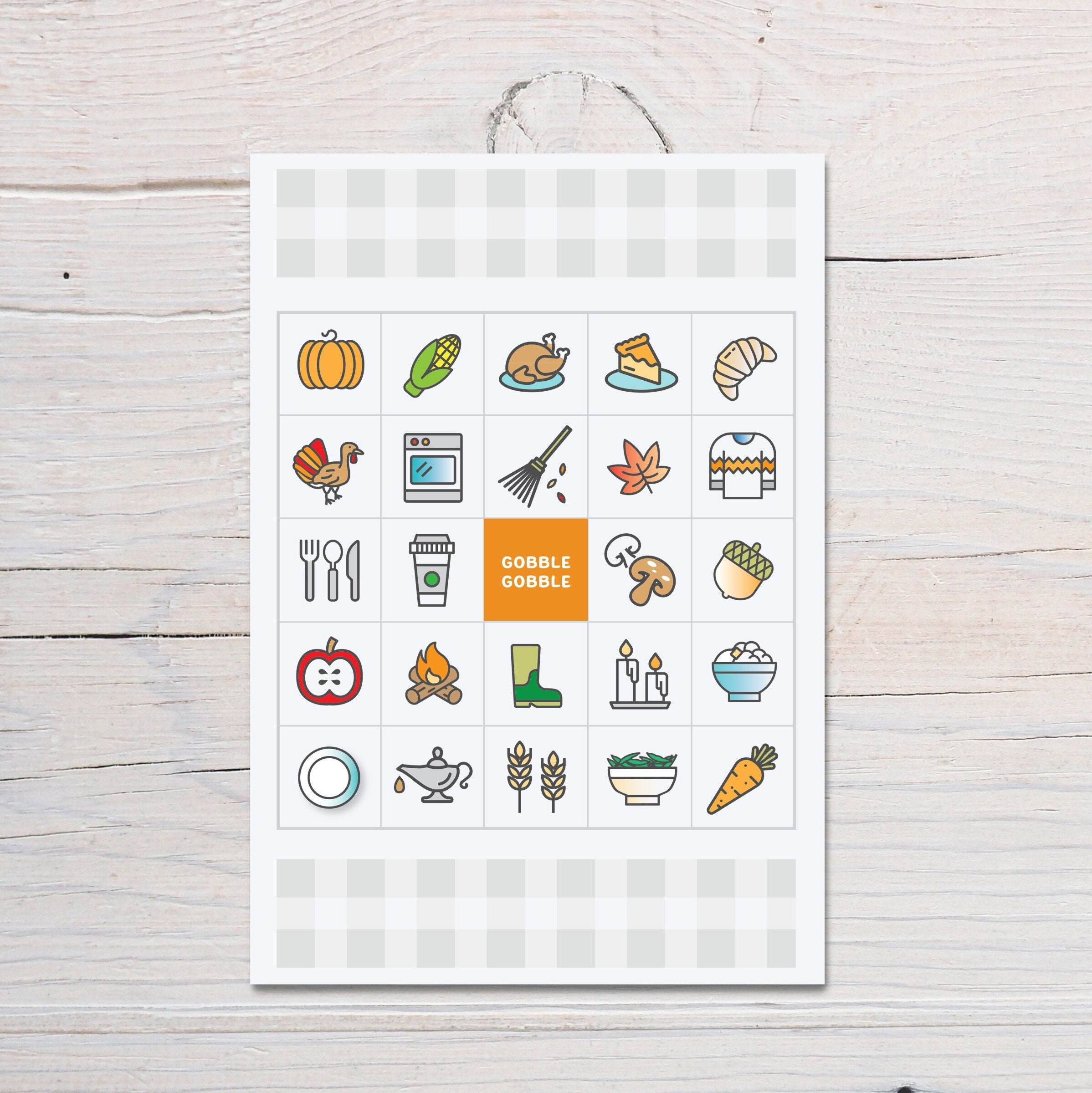 Printable Turkey Bingo | 30 Unique Bingo Cards | Instant Digital ...