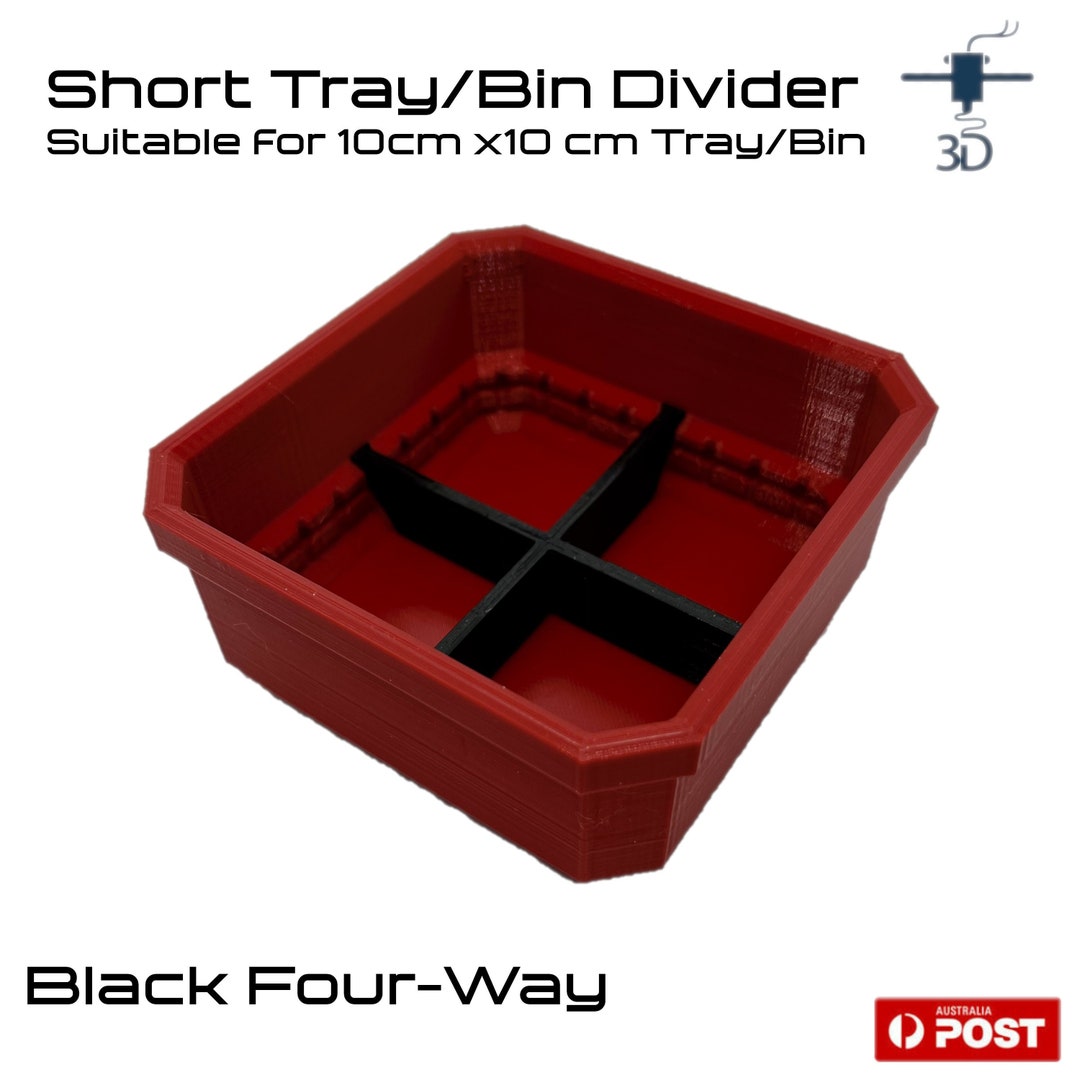 Short Divider for Toolbox & Trolley Tray/bin 10cm X 10cm - Suitable for ...