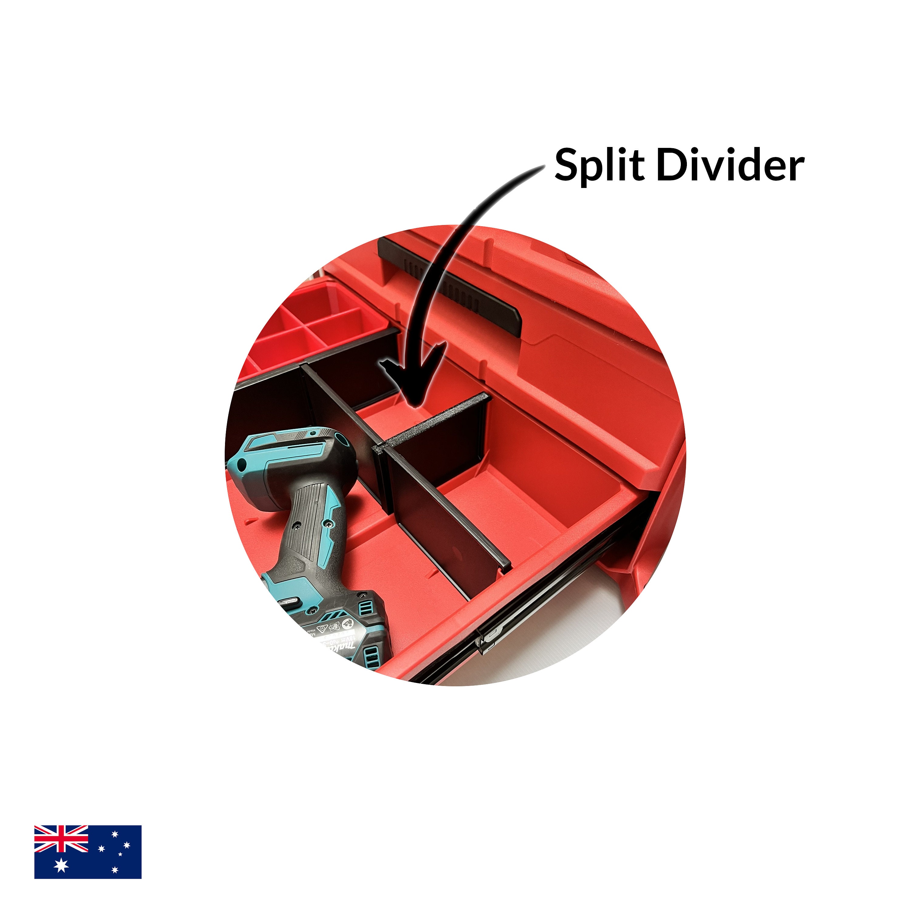 Split Divider Milwaukee Packout 3 Drawer Tool Box 48228443 - Etsy