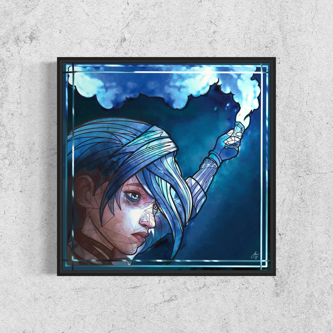 Bright Color Blue Flare Jinx 4x4 AR ENHANCED Moving STICKER - Etsy