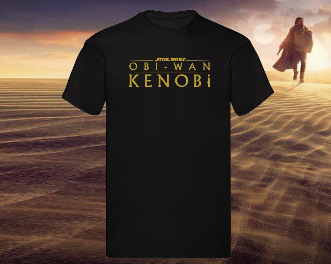 Obi Wan Kenobi Series Star Wars Print Logo Unisex Black T Shirt Size: S ...