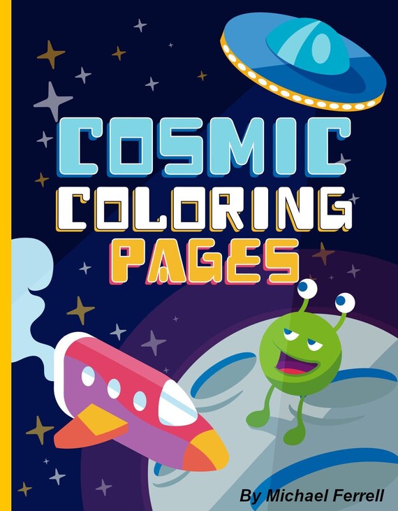 30 Cosmic Coloring Pages | Etsy