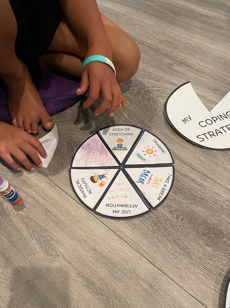 Coping Strategies Wheel - Etsy