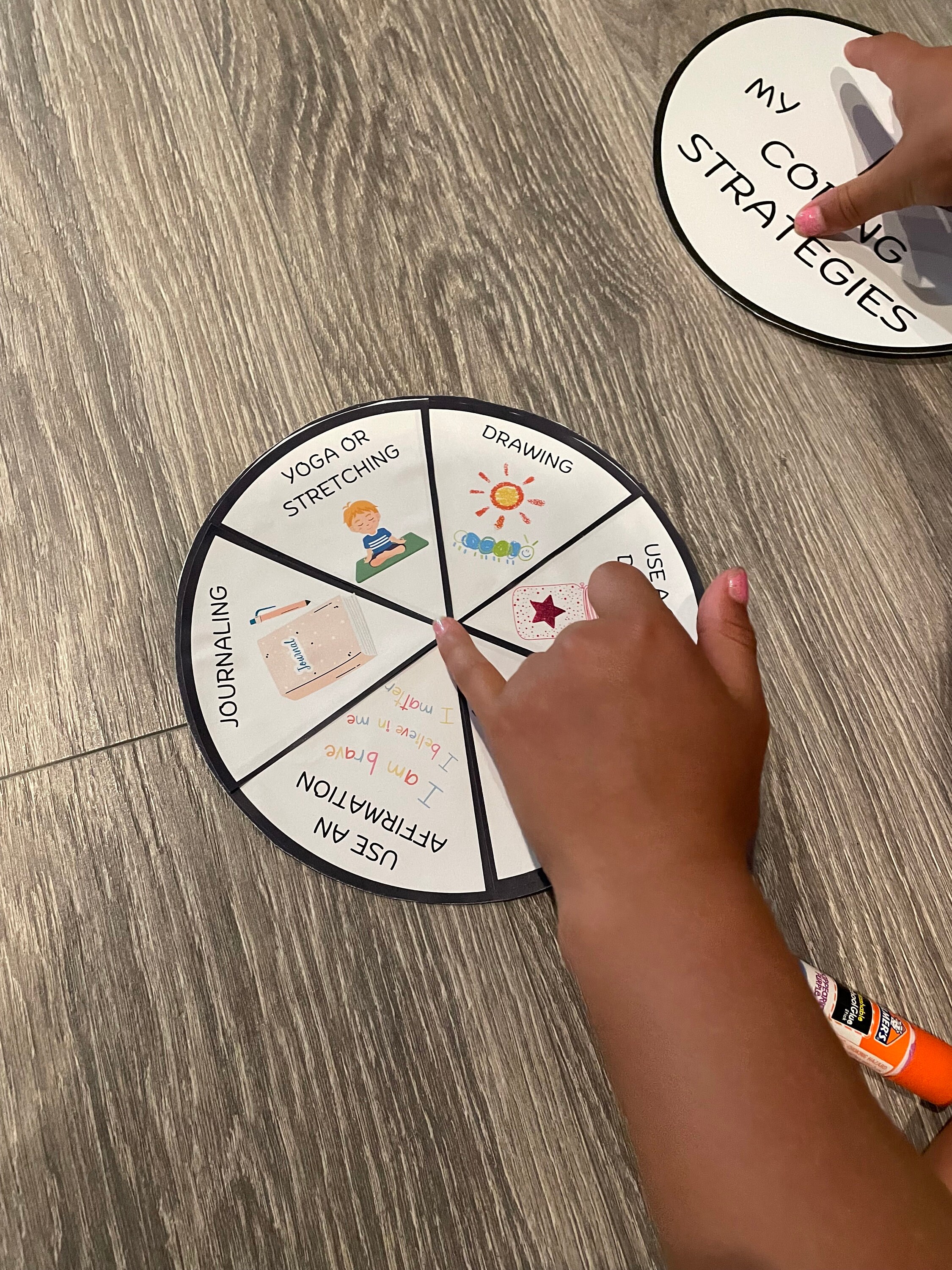 Coping Strategies Wheel - Etsy