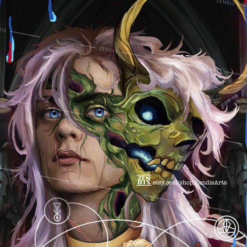 The Owl House: Emperor Belos and Hunter 11' X 17' Art - Etsy Australia