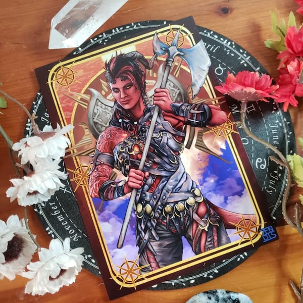 Bg3 Karlach Print - Etsy