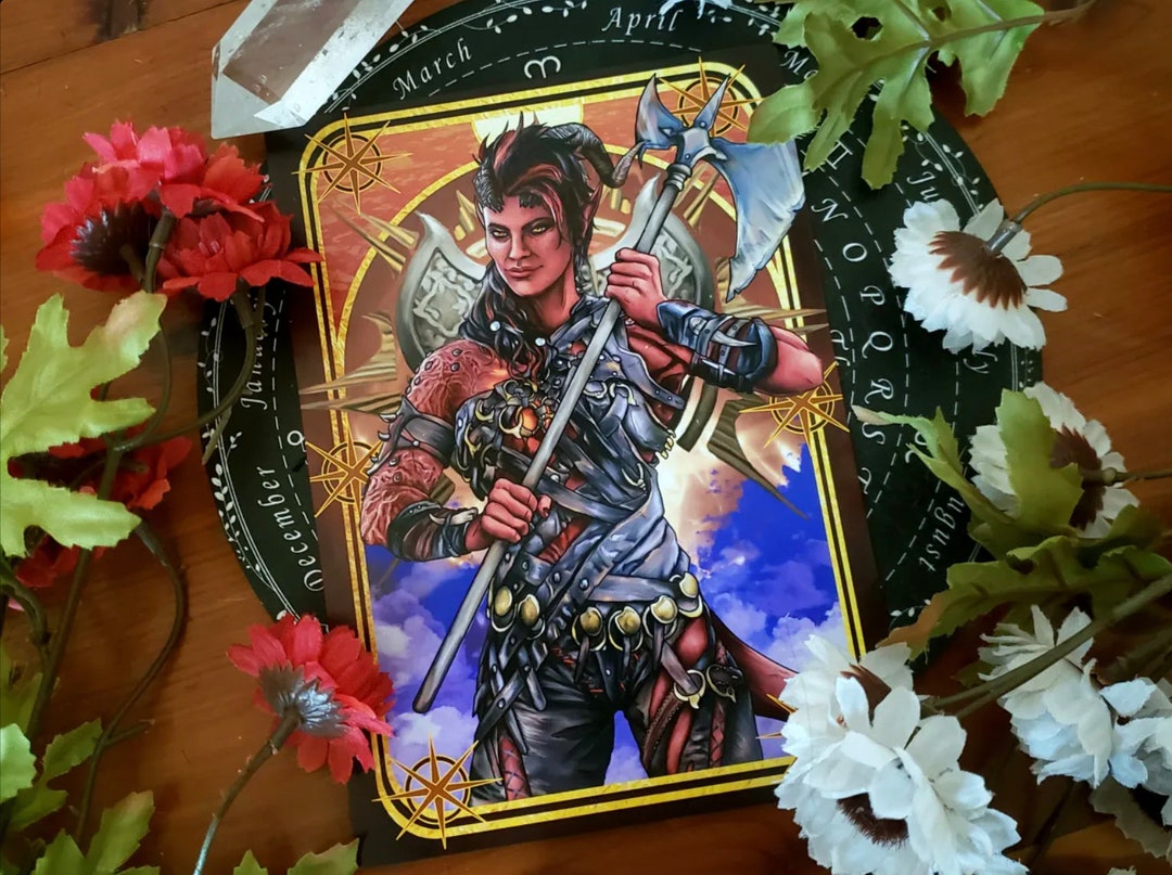 Baldur's Gate 3 Karlach Poster Print 5x7 In BG3, Dungeons and Dragons ...