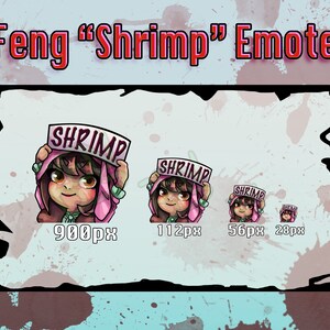 DBD Feng Min SIMP shrimp Twitch Emote Download Dead by Daylight Overlay ...