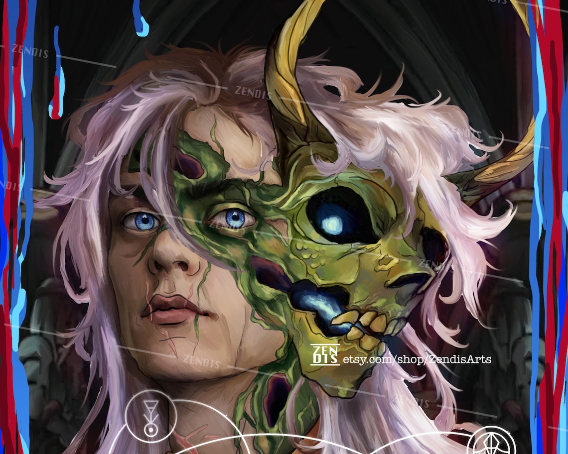 The Owl House: Emperor Belos and Hunter 11' X 17' Art - Etsy UK