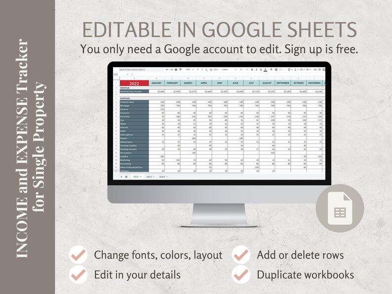Google sheets income and expense tracker - hordeveloper