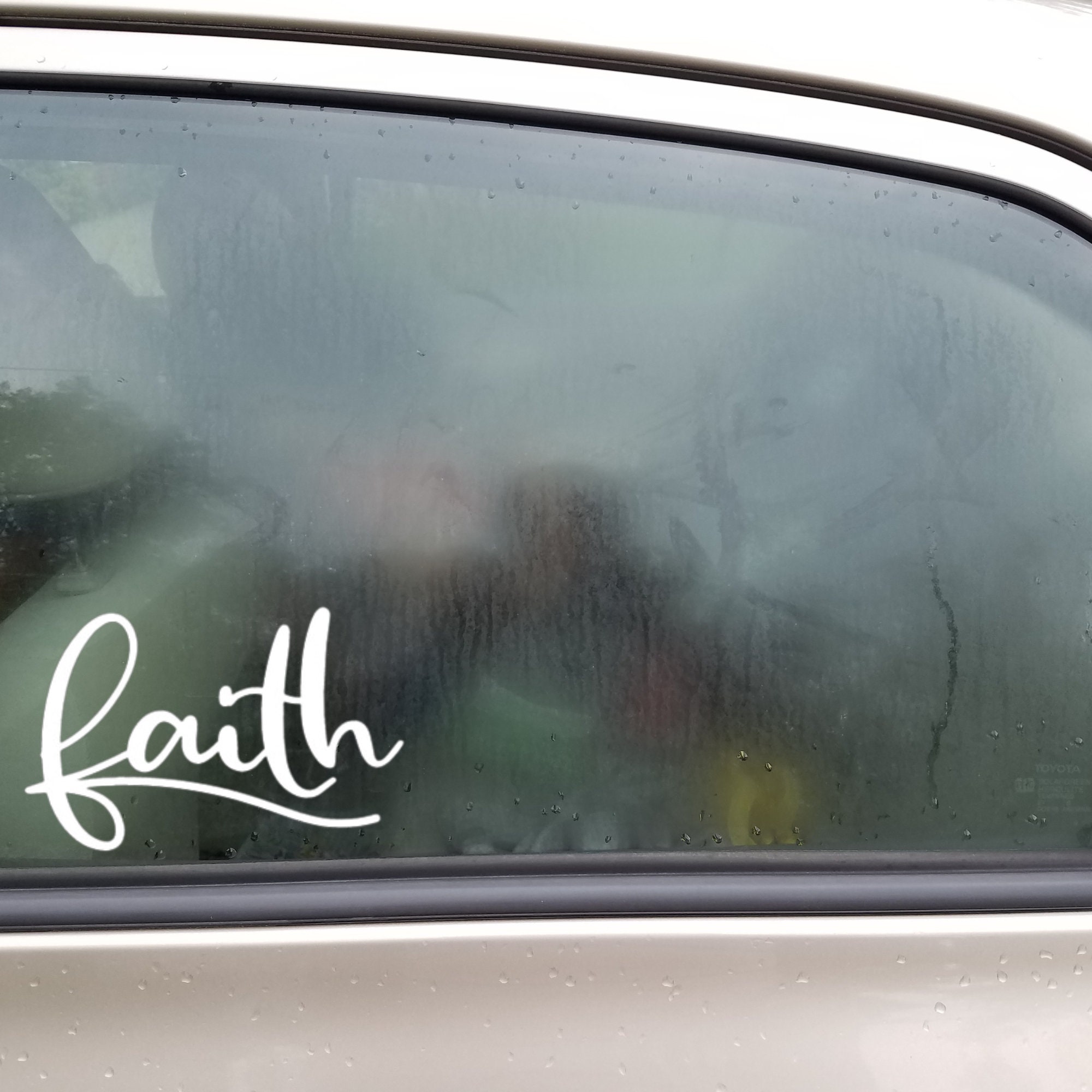 Faith Vinyl Car Decal, Two Styles Available Multiple Sizes Available - Etsy