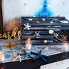 Beach/ocean Themed Wedding Card Box and Matching Guest Book With Pen ...
