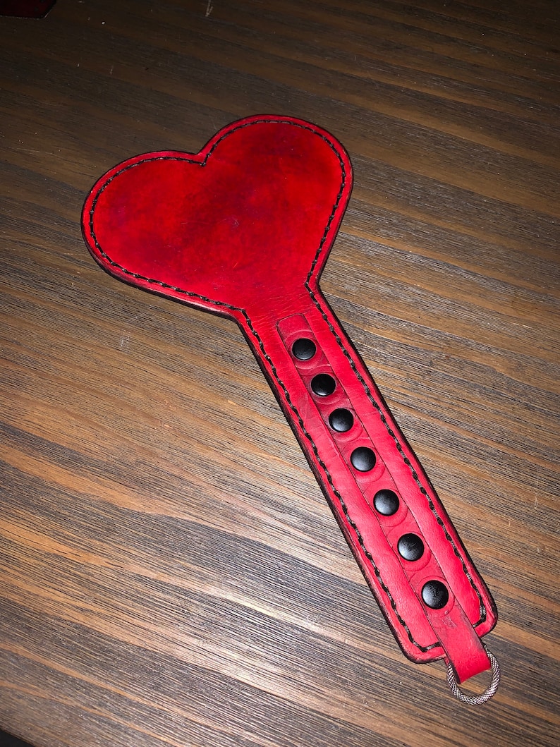 Heart Shaped Leather Paddle SVG, Design, Sewing Pattern - Etsy
