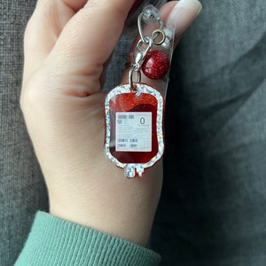 Blood Transfusion Badge Reel CHARM - Etsy
