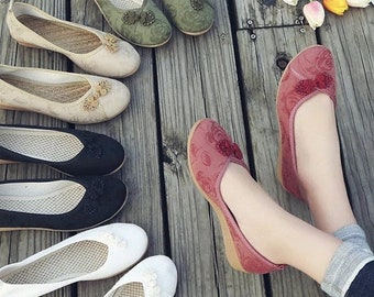 Chinese Ballet Flats - Etsy
