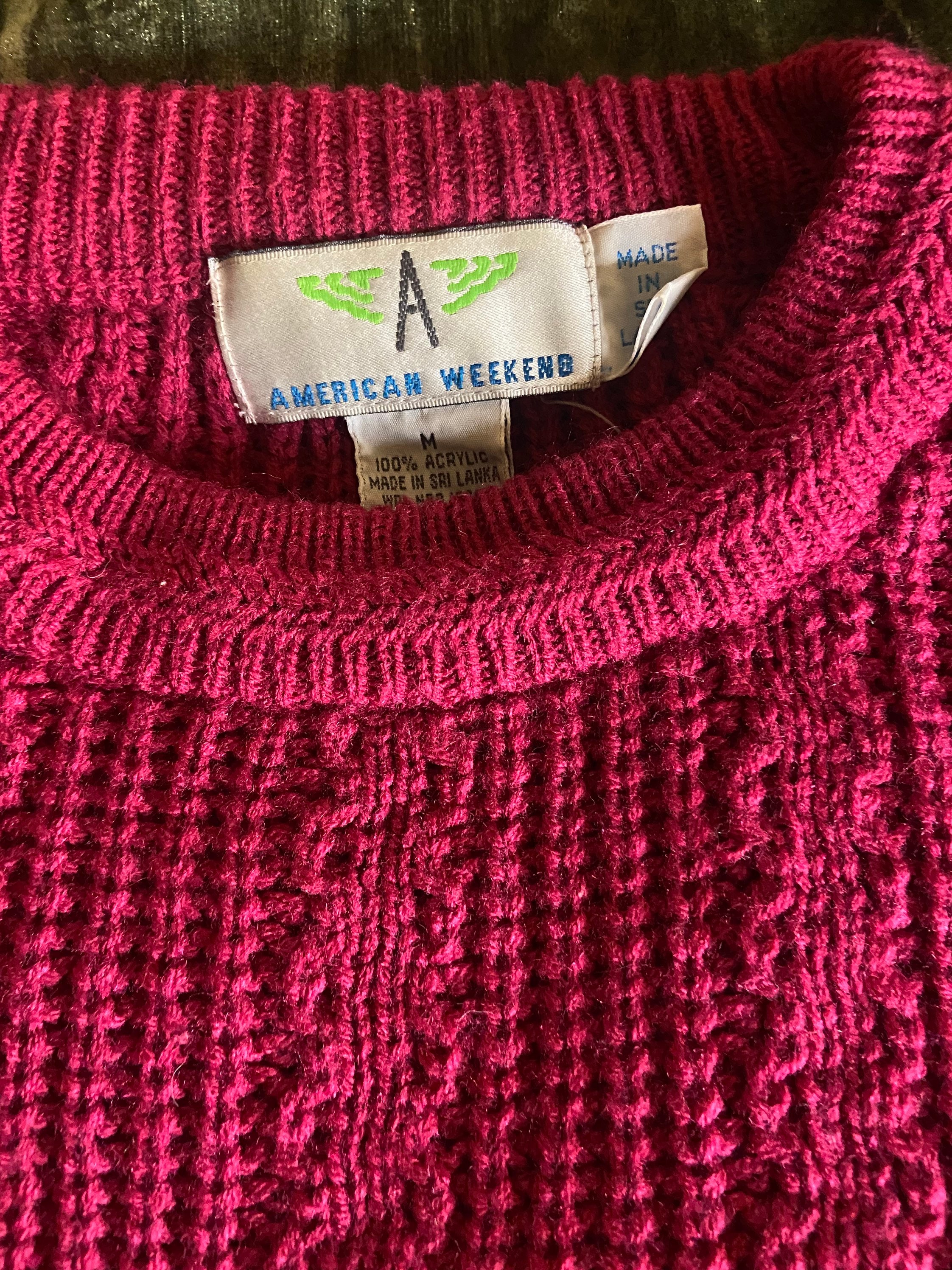 Vintage American Weekend Sweater - Etsy