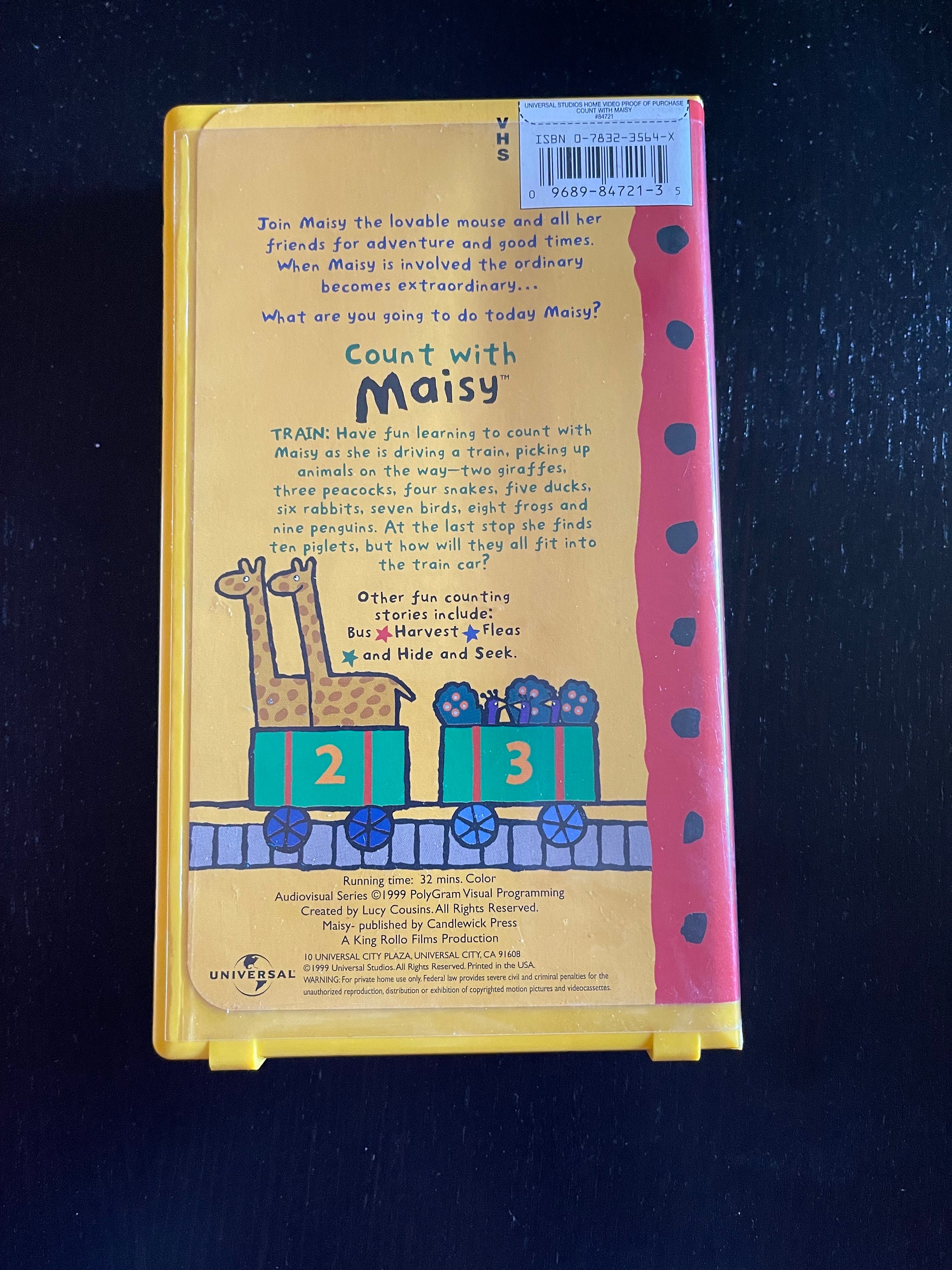 Vintage 1999 Maisy VHS Tape Kids Learning Cartoon - Etsy