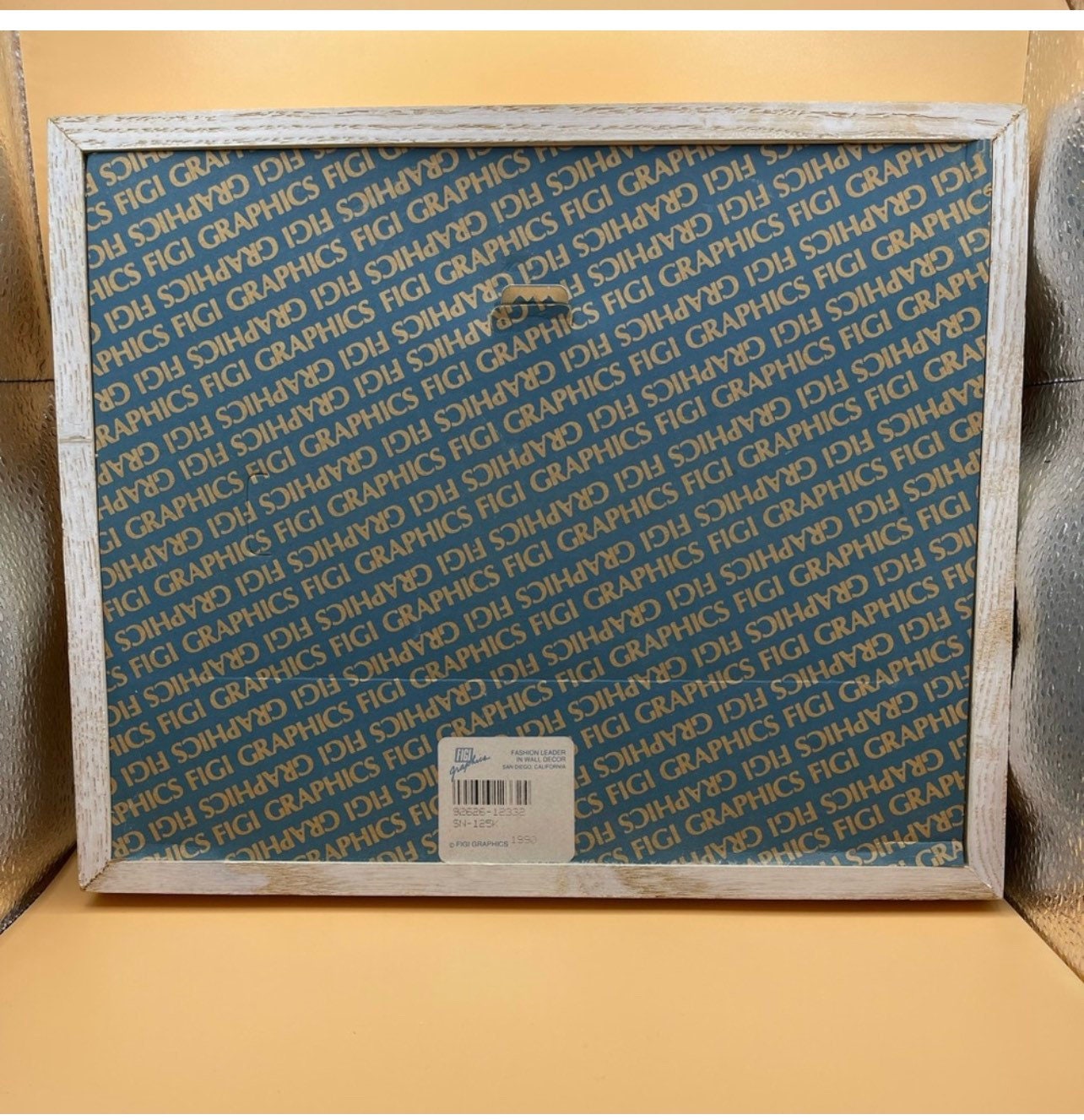 Vintage 1990 Figi Graphics Hand Cast Paper Wall Art 3D Pastel Lily ...