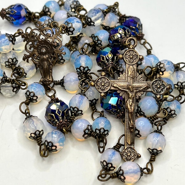 Glass Bead Rosary - Etsy