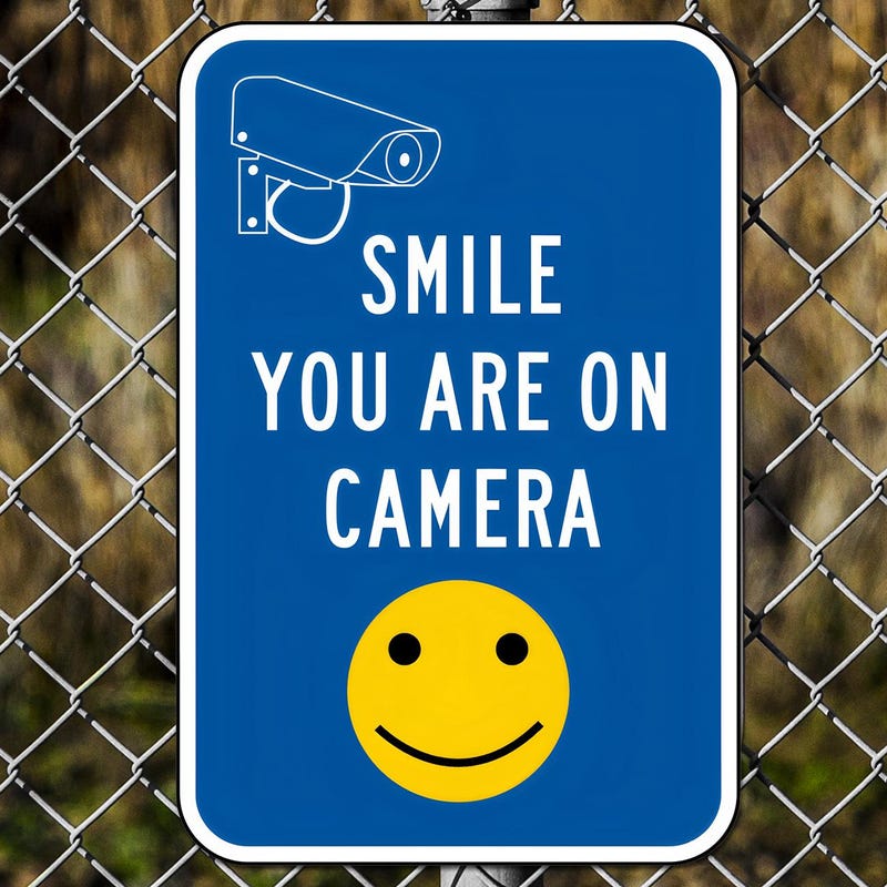 Smile Youre on Camera Sign - Etsy