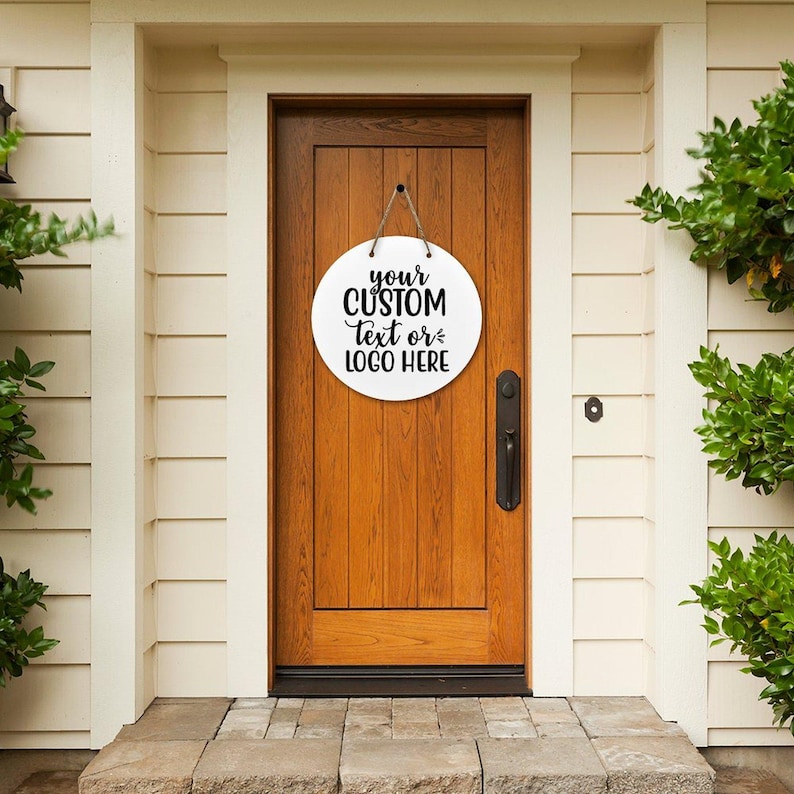 Custom Sign With Your Logo,door Hanger,welcome Sign,room Sign,office ...