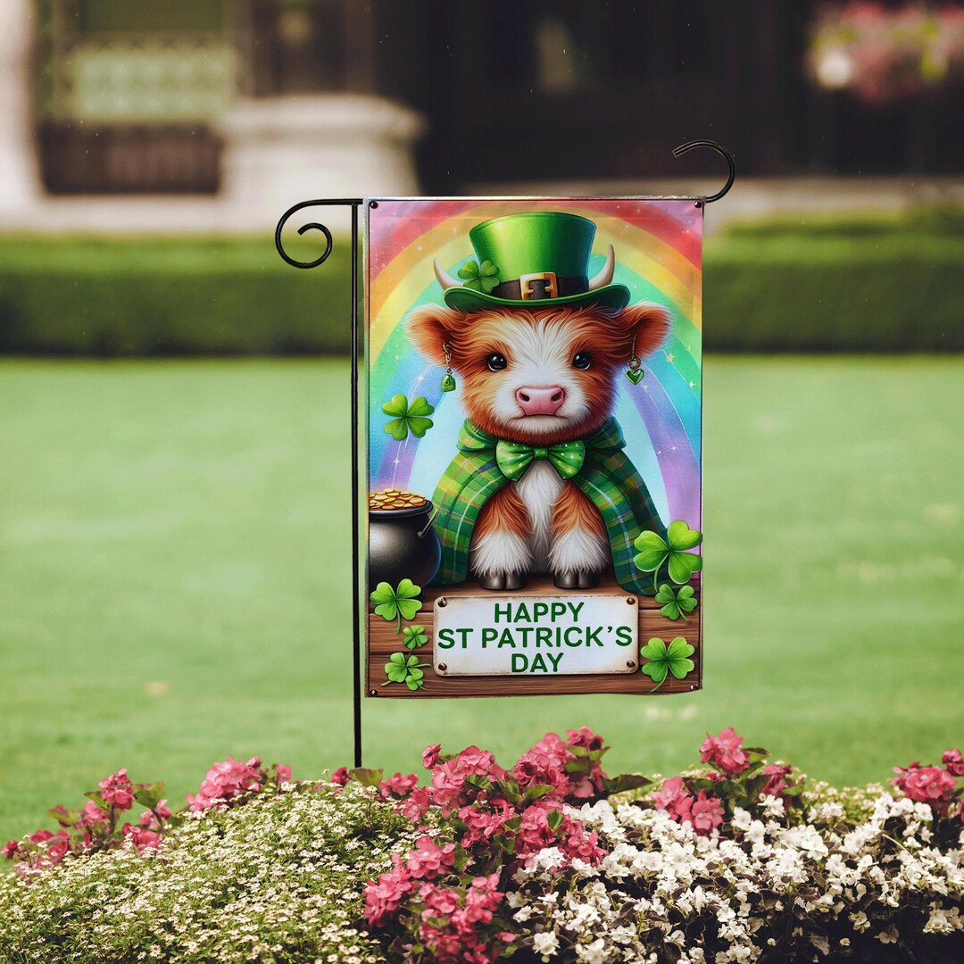 Saint Patricks Day Garden Flag, St. Paddy's Day Outdoor Home Decor ...