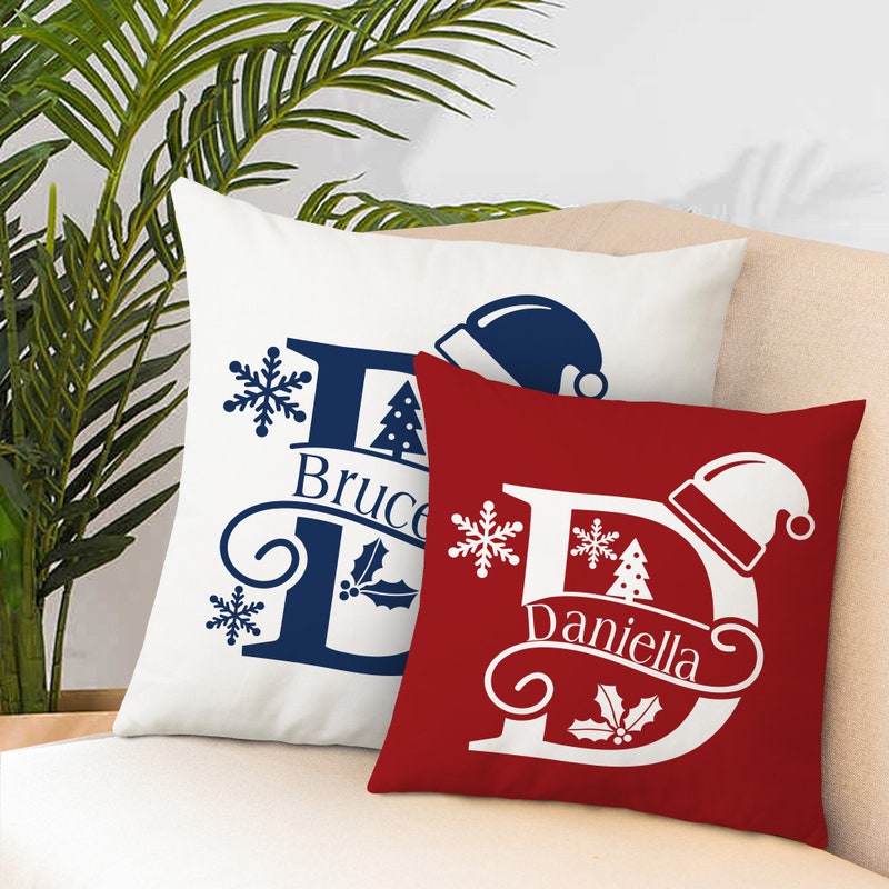 Personalized Christmas Pillows - Etsy