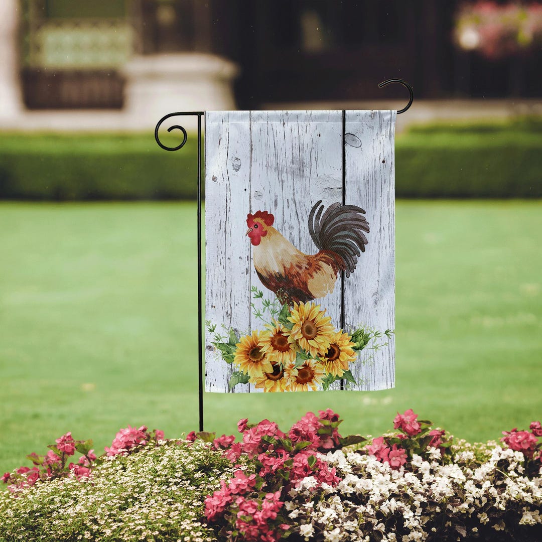 Chicken Coop Garden Flag, Welcome to the Chicken Coop Garden Flag ...