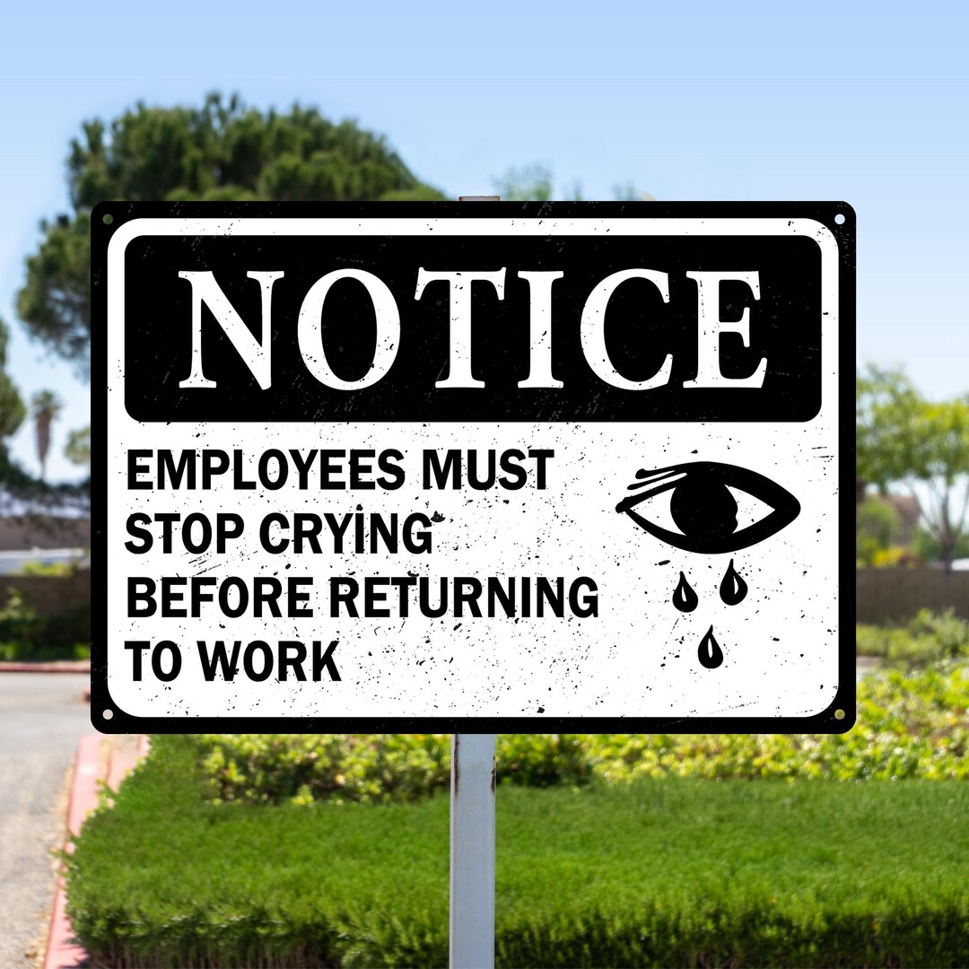 Custom Notice Sign,custom Metal Sign, Notice Child Sign, No Whining ...