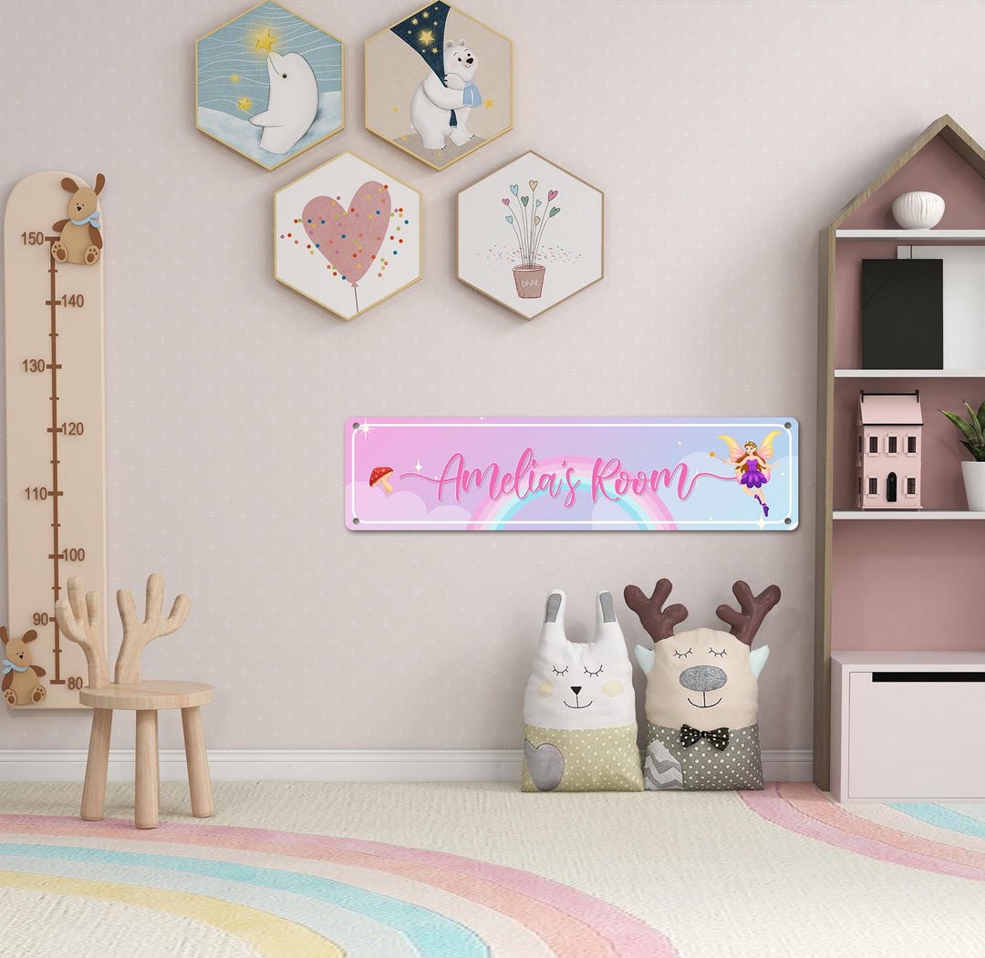 Girl Room Sign,unicorn Sign,personalized Child Room Sign,custom Kid ...