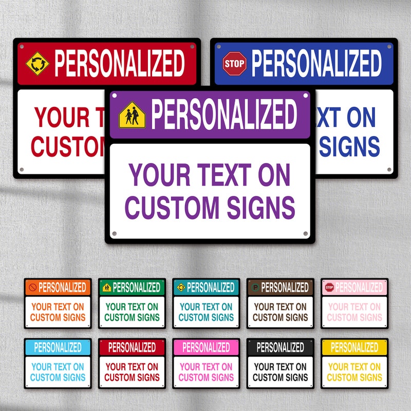 Custom Metal Signs Outdoor - Etsy