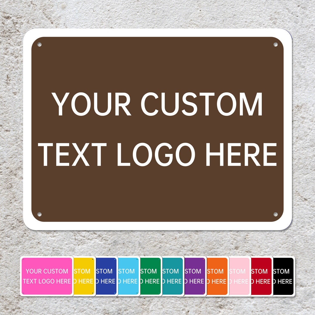 Personalized Metal Sign,custom Text Sign,custom Metal Sign Outdoor ...