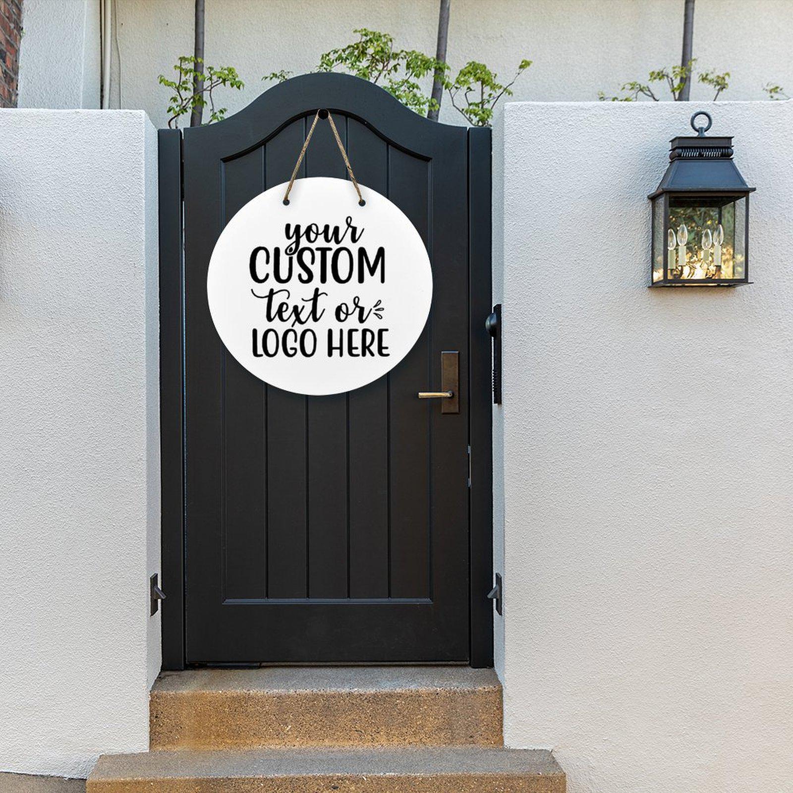 Custom Sign With Your Logo,door Hanger,welcome Sign,room Sign,office ...