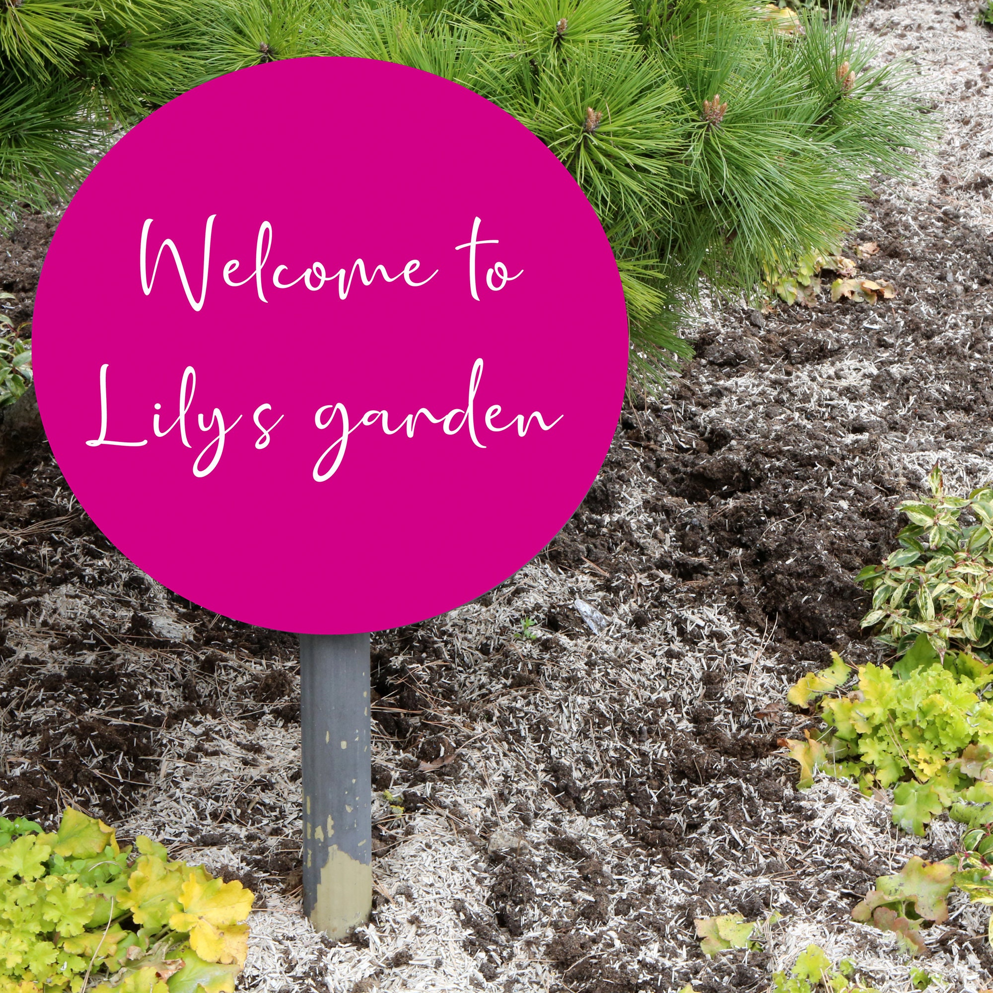 Round Custom Text Sign,custom Text Plaque,custom Round Metal Sign,11.8 ...
