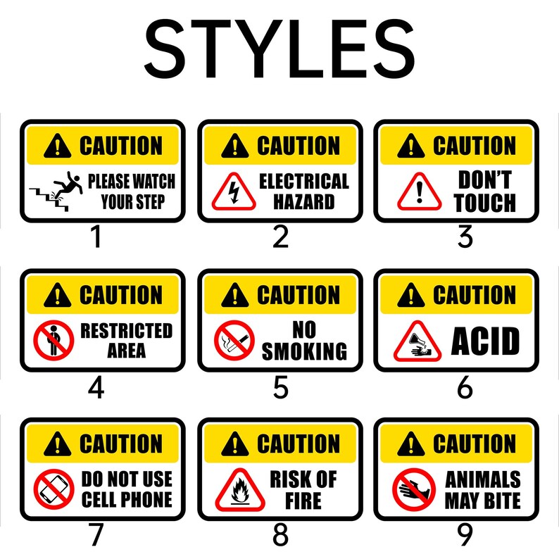 Custom Caution Sign, Metal Custom Sign, Custom Metal Gift, Aluminum ...