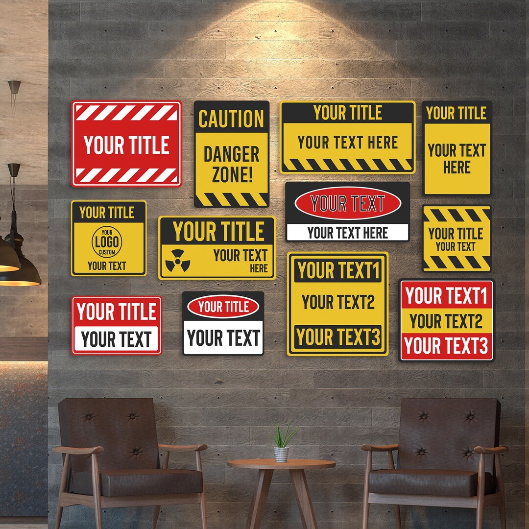 Custom Metal Sign,personalized Sign Weatherproof,custom Full-color ...