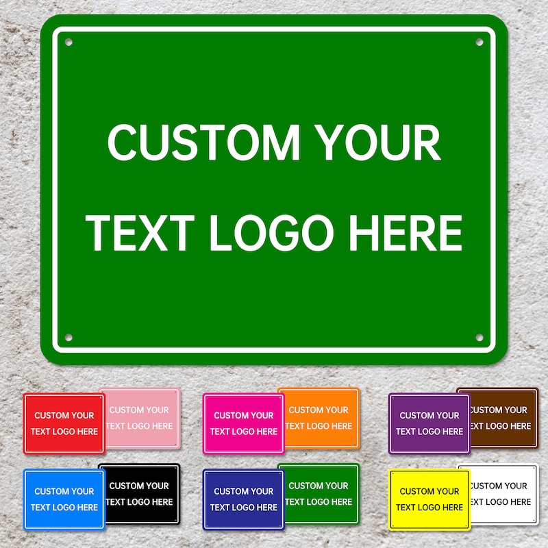 Custom Metal Signs Outdoor - Etsy