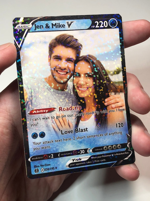 Custom Pokemon Card Turn Yourself Into a Pokemon Card - Etsy