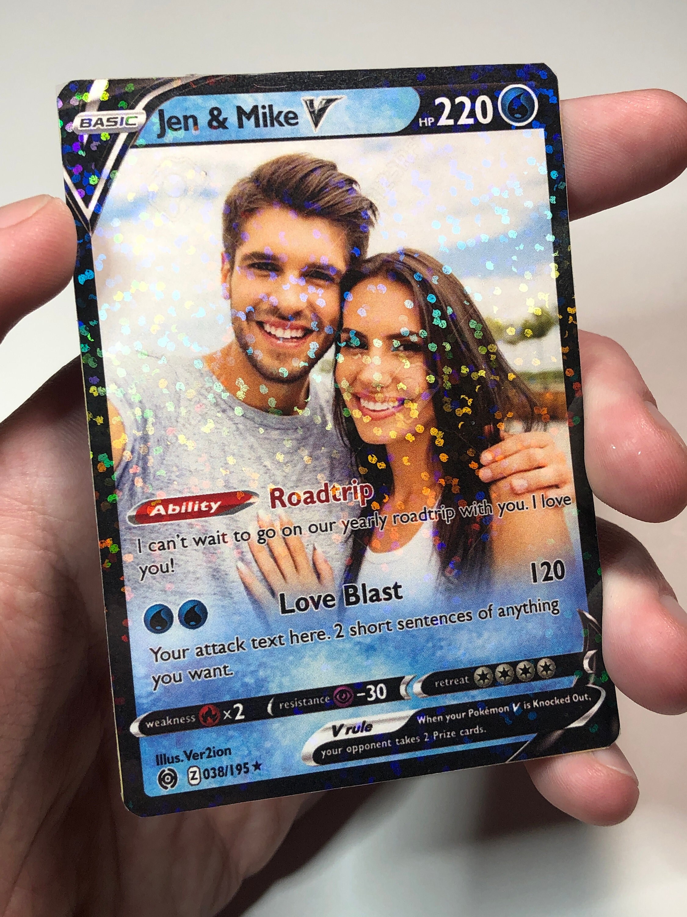 Custom Pokemon Card, Turn Yourself Into a Pokemon Card, Pokemon Gift ...