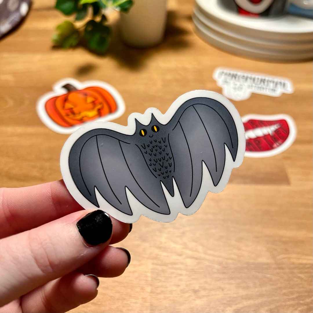 Cute Bat Glossy Sticker Decal 3 Inch - Etsy