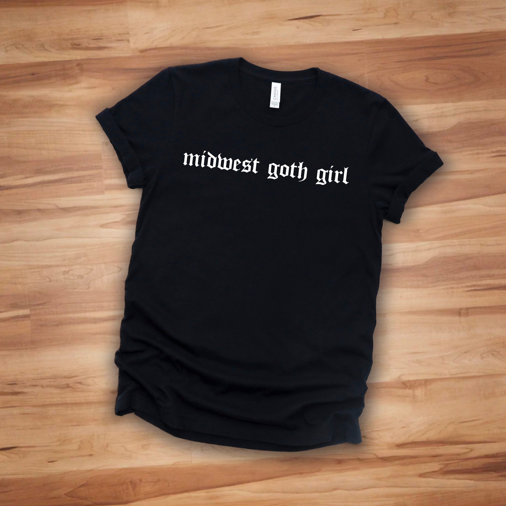 Midwest Goth Girl Unisex T-shirt Black - Etsy