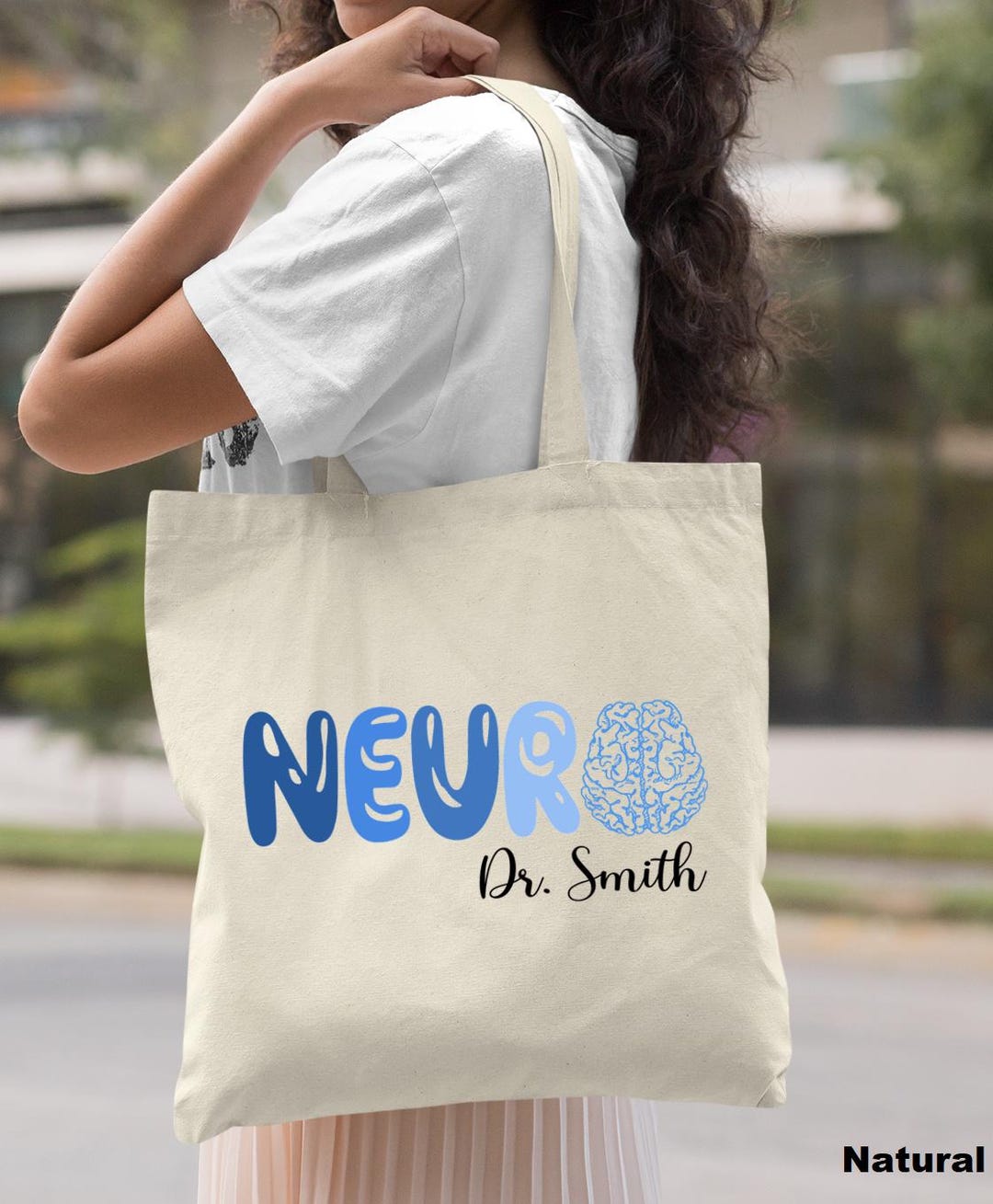 Personalized Neuro Doctor Tote Bag,custom Neuro Doctor Gift,brain ...