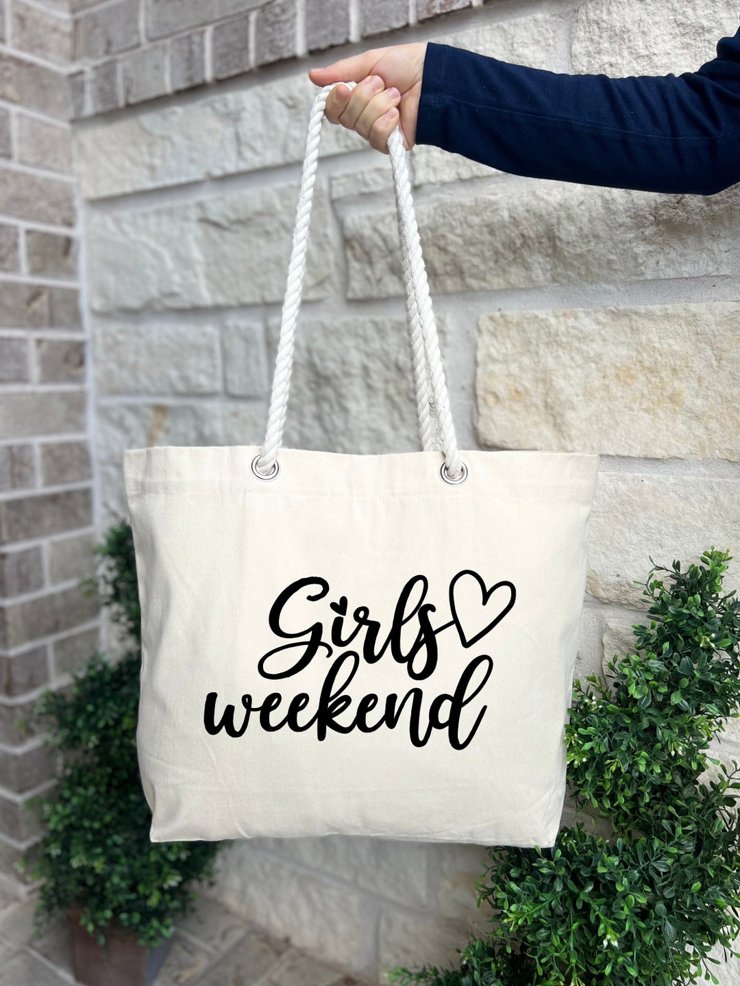 Girls Weekend Tote Bag, Besties Trip Gift Bag, Girls Traveler Gift Bag ...