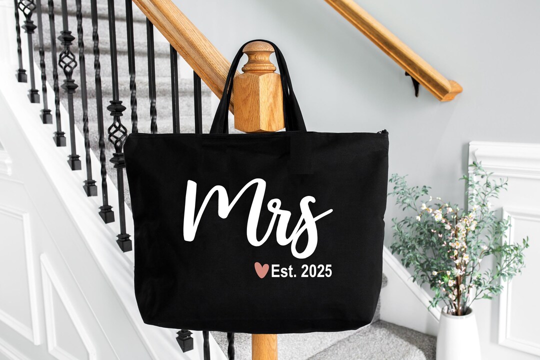 Mrs. Est 2025 Tote Bag, Mrs Tote Bag Gifts, Gift for Her Bag, Mrs ...