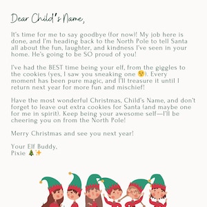 Magical Elf on the Shelf Letter Personalized Digital Download - Etsy