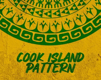Cook Island Circle Pattern Design | Etsy