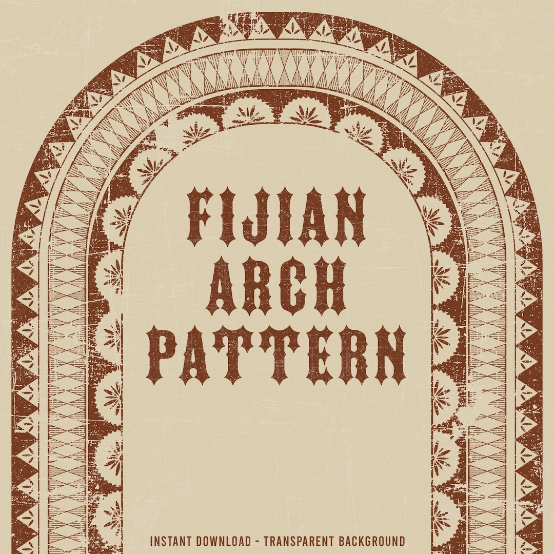 Fijian Arch Pattern - Etsy