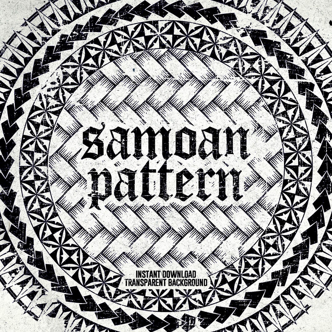 Samoan Circle Pattern Design - Etsy