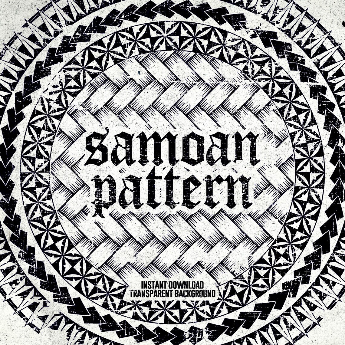 Samoan Circle Pattern Design - Etsy