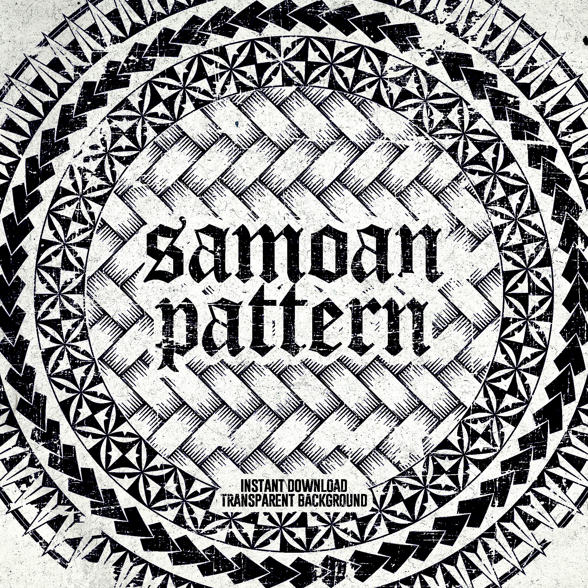 Samoan Circle Pattern Design - Etsy